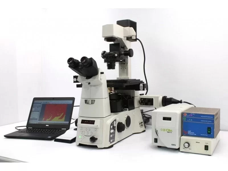 Nikon Eclipse TI-E Inverted Fluorescence Phase Contrast Motorized XY ...