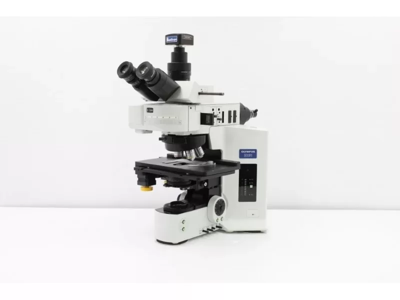 Olympus BX61 Upright Fluorescence Metal Halide Motorized XY Microscope ...